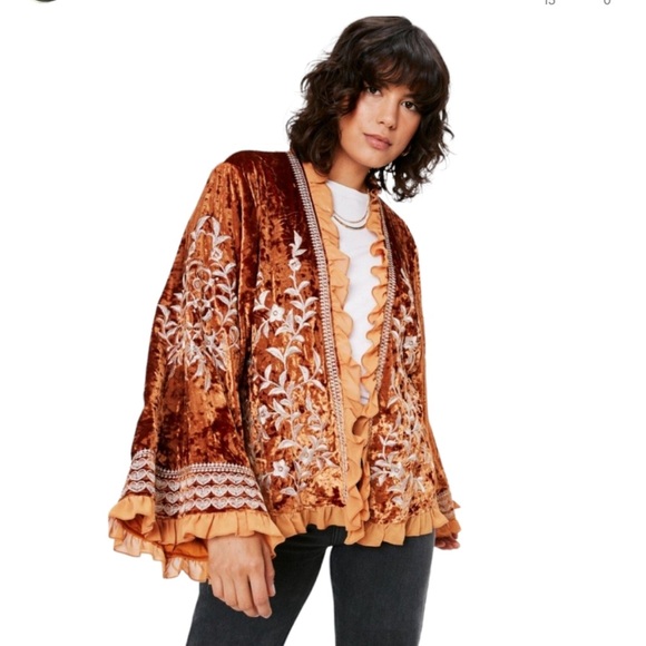 Nasty Gal | Jackets & Coats | Boho 7s Style Velvet Jacket | Poshmark